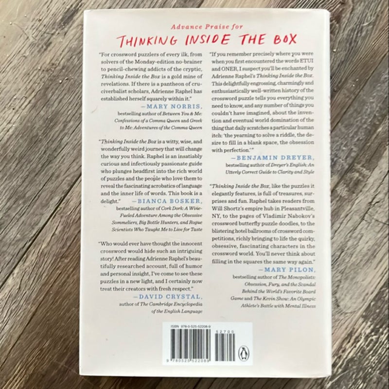 Thinking Inside the Box by Adrienne Raphel