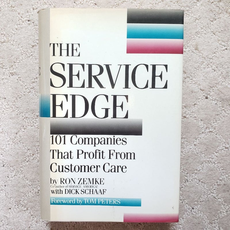 The Service Edge by Ron Zemke, Dick Schaap, Tom Peters