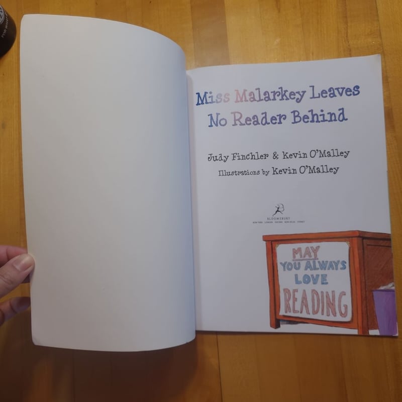 Miss Malarkey Leaves No Reader Behind by Judy Finchler