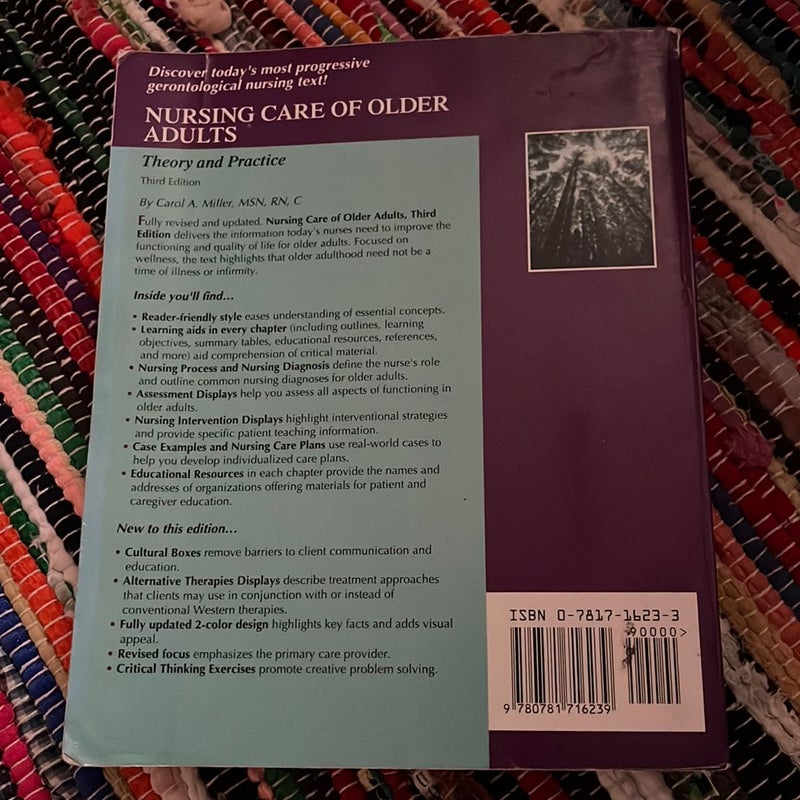 Nursing Care of Older Adults by Carol A. Miller