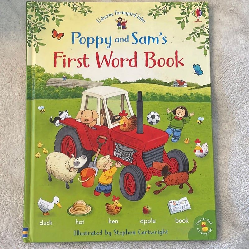 Poppy and Sam's First Word Book by Sam Taplin