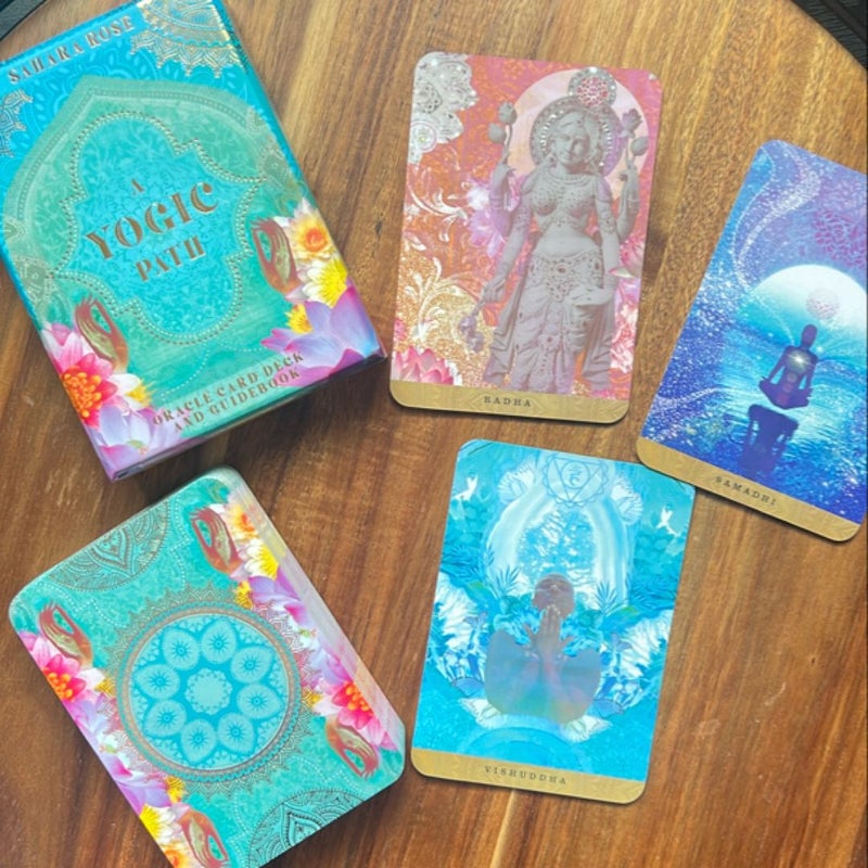 A Yogic Path Oracle Deck and Guidebook (Keepsake Box Set) by Sahara Rose Ketabi