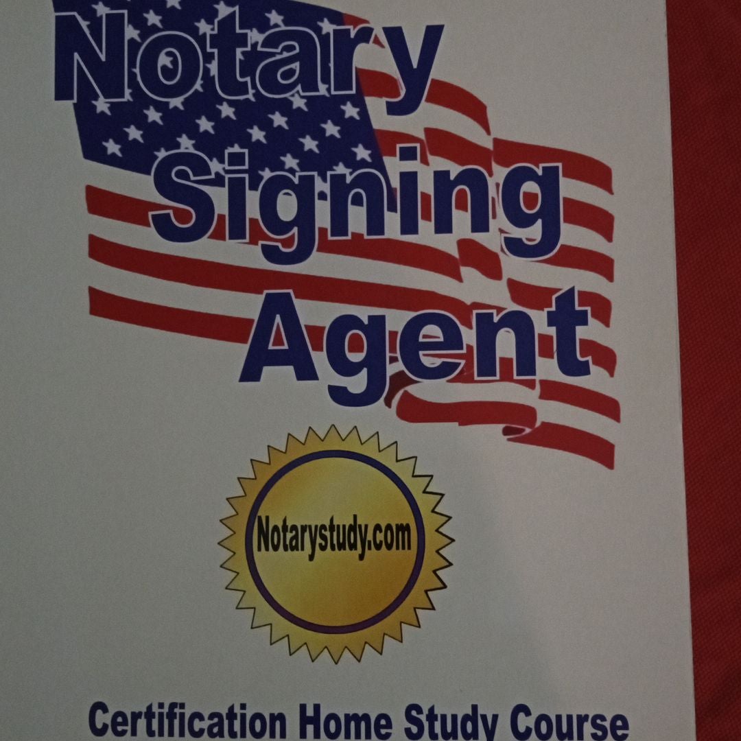 Notary Signing Agent by Notary Study , Paperback | Pangobooks