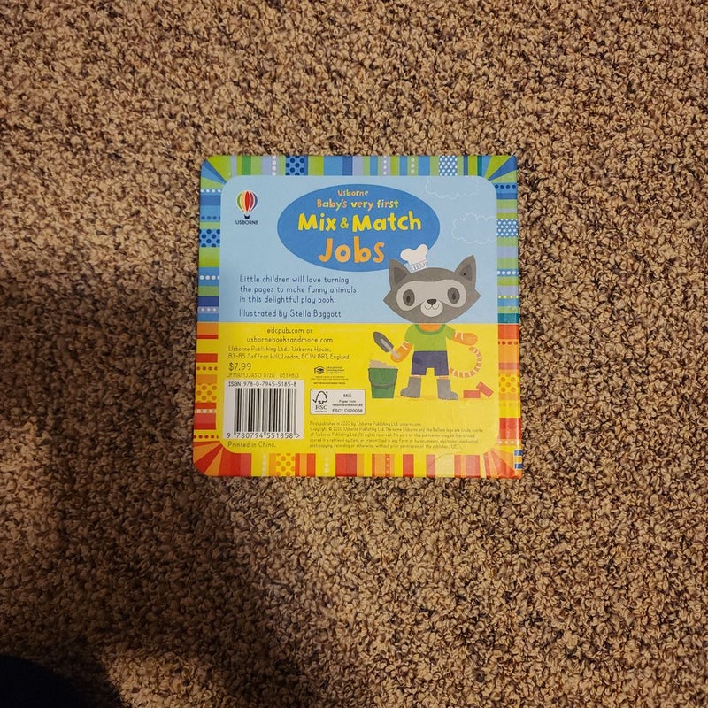 Mix and Match Jobs by Usborne, Hardcover | Pangobooks