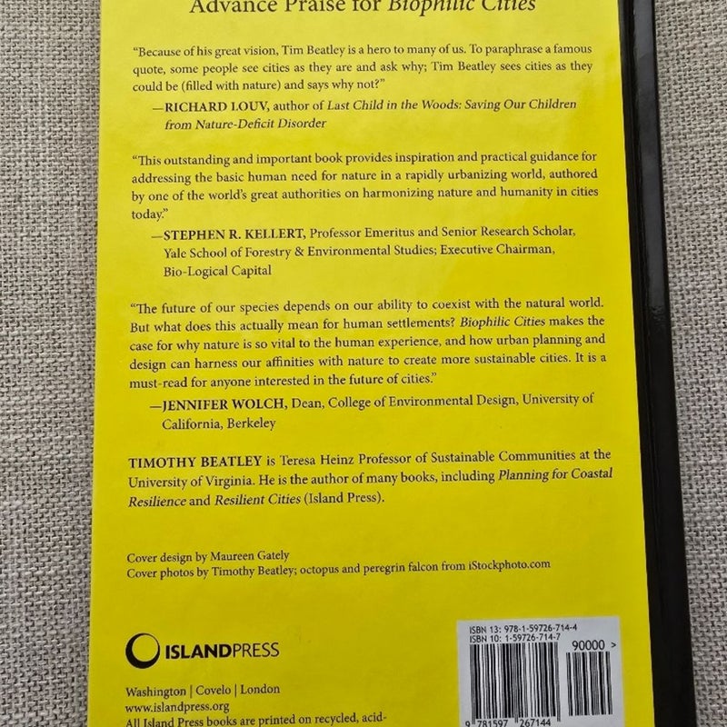 Biophilic Cities by Timothy Beatley