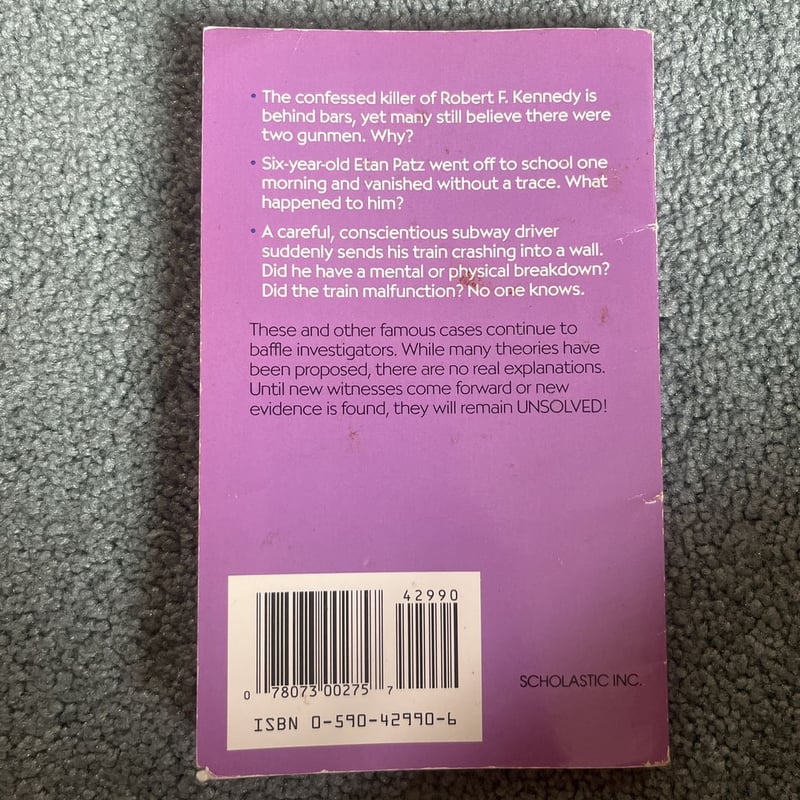 Unsolved by George Sullivan, Paperback | Pangobooks