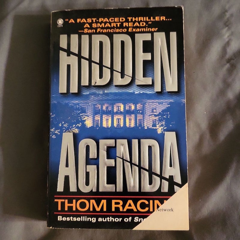 Hidden Agenda by Thom Racina, Paperback | Pangobooks