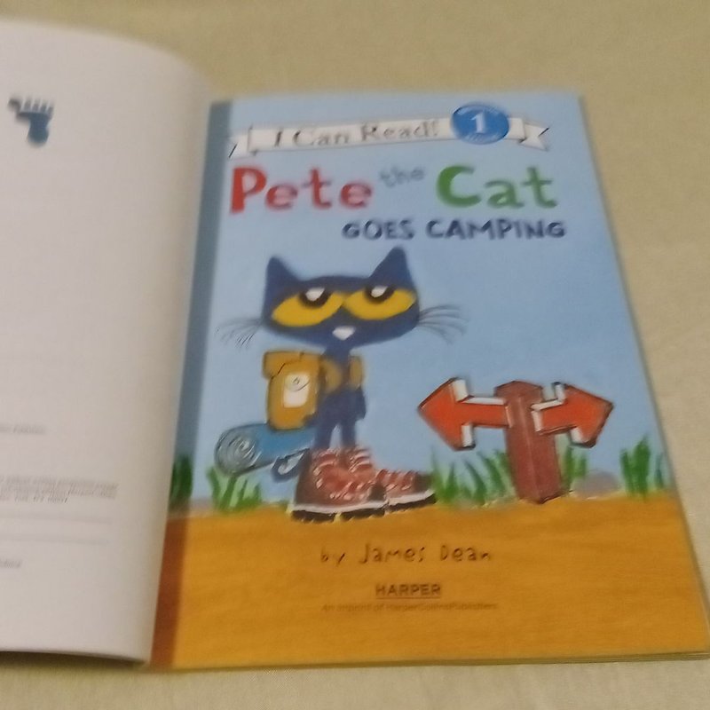 Pete the Cat Goes Camping by Kimberly Dean