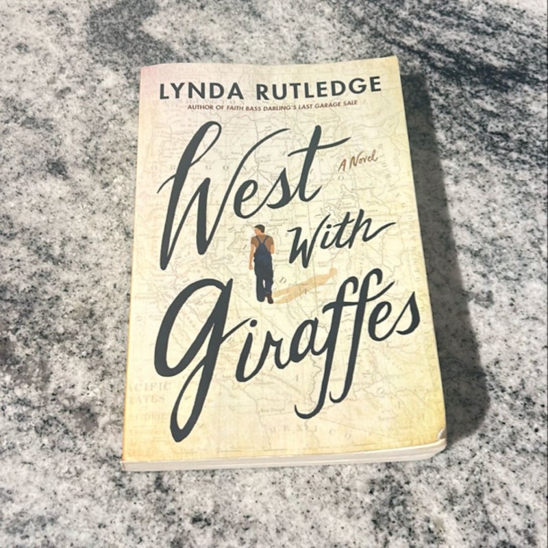 West with Giraffes by Lynda Rutledge