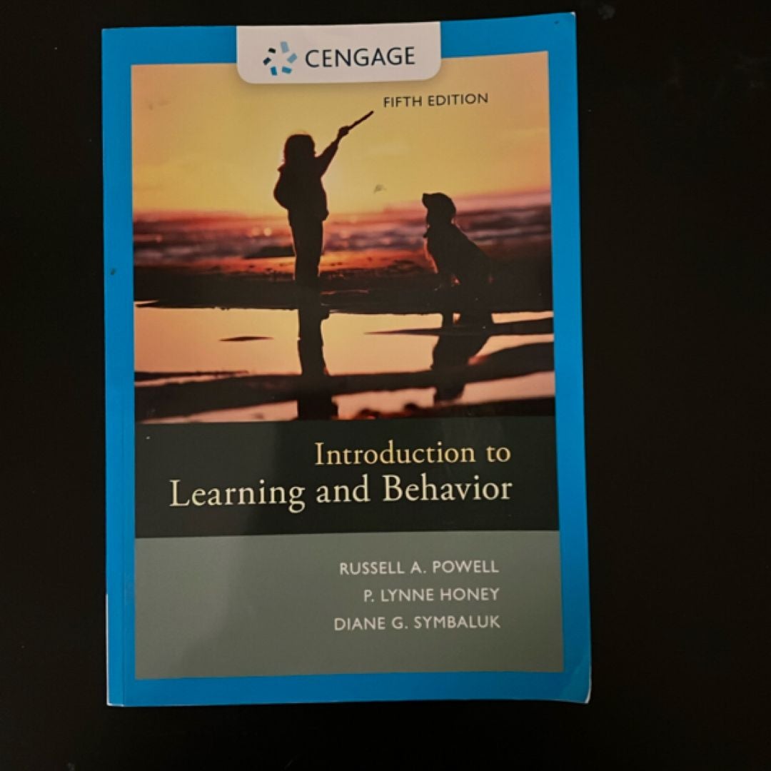 Introduction to Learning and Behavior by Russell A. Powell, P. Lynne ...