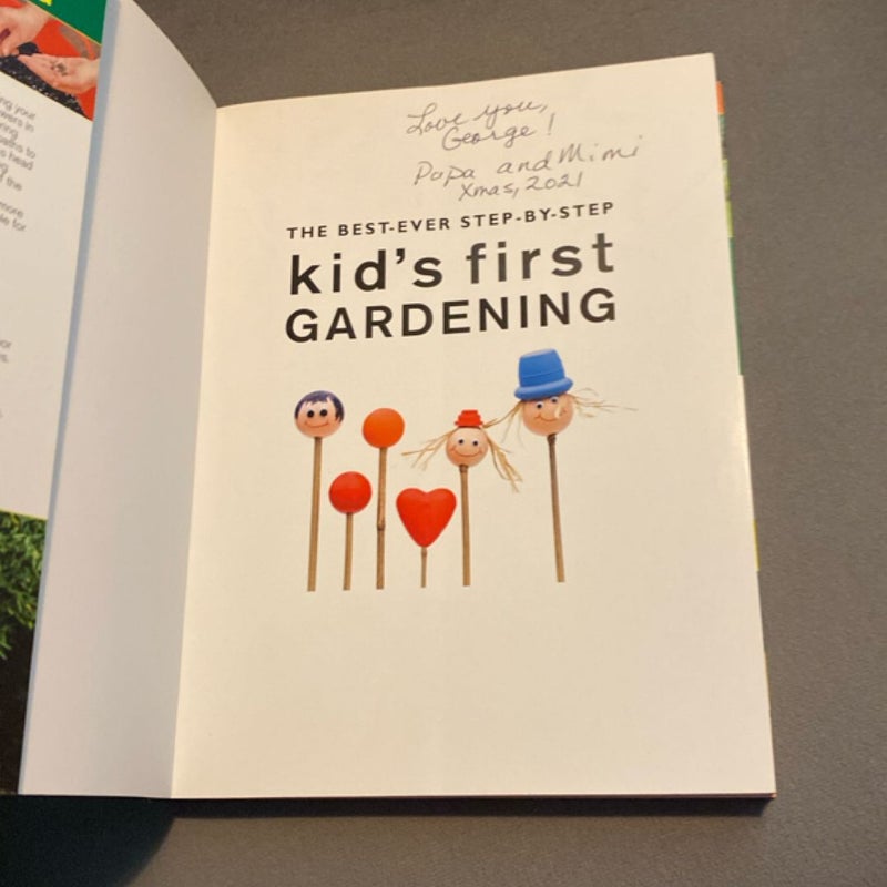 The Best-Ever Step-by-Step Kid's First Gardening by Jenny Hendy