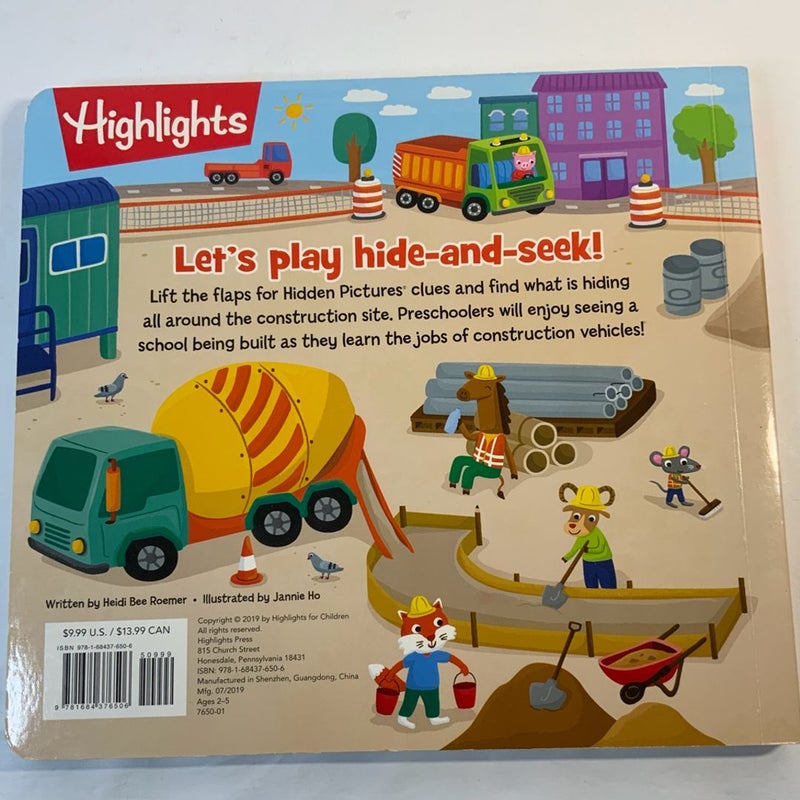 Hide-And-Seek at the Construction Site by Highlights, Hardcover ...