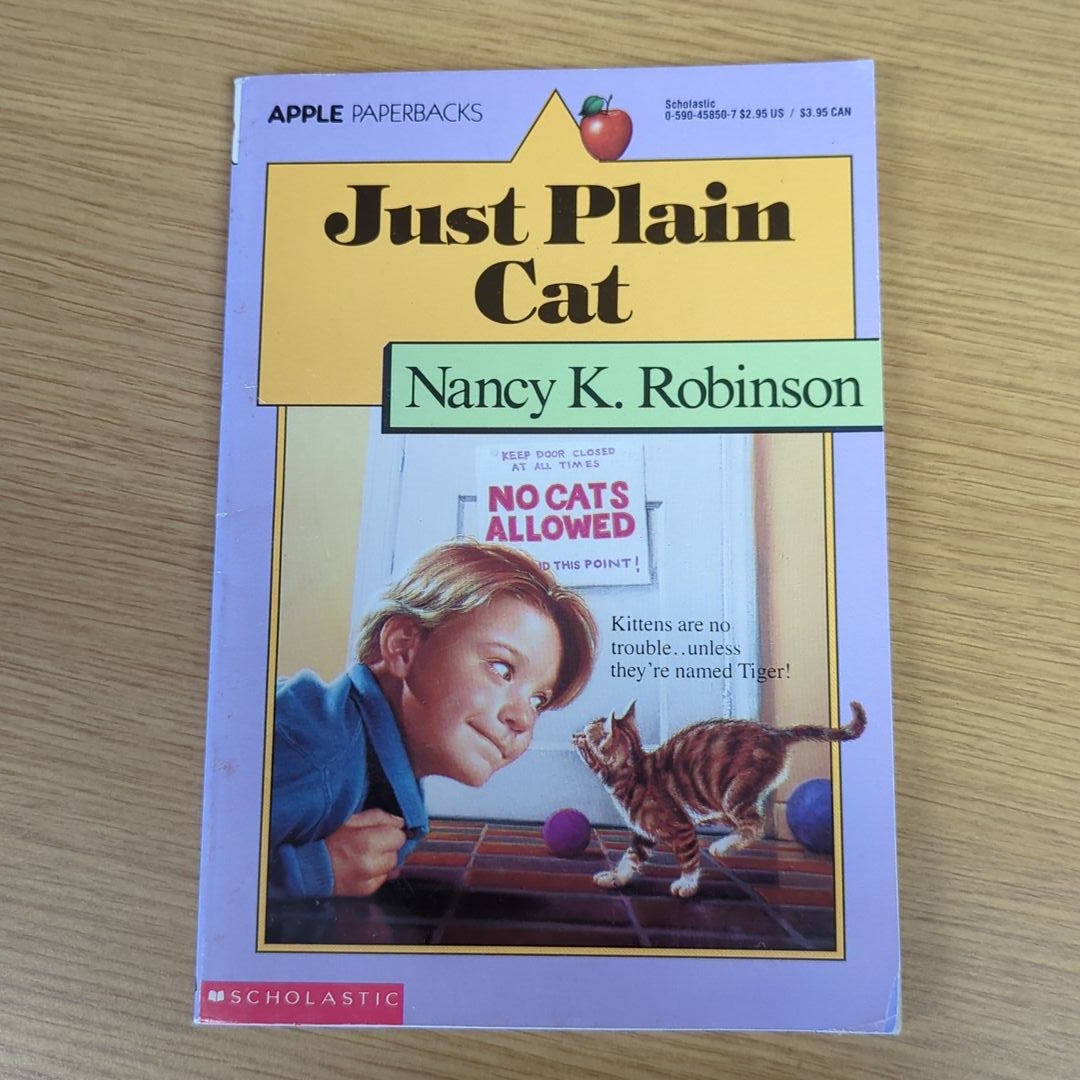 Just Plain Cat by Nancy K. Robinson, Paperback | Pangobooks