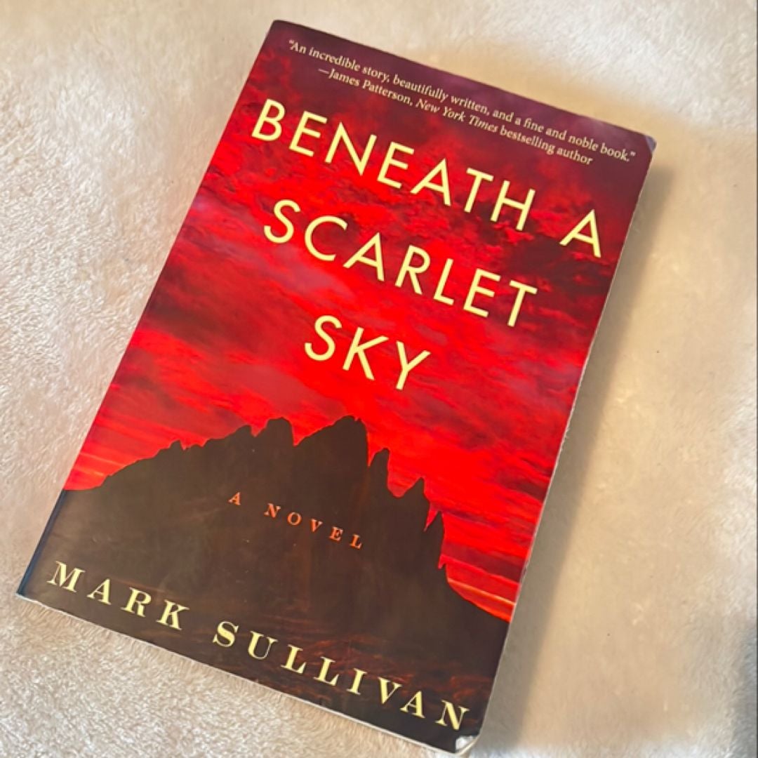 Beneath a Scarlet Sky by Mark Sullivan, Paperback | Pangobooks