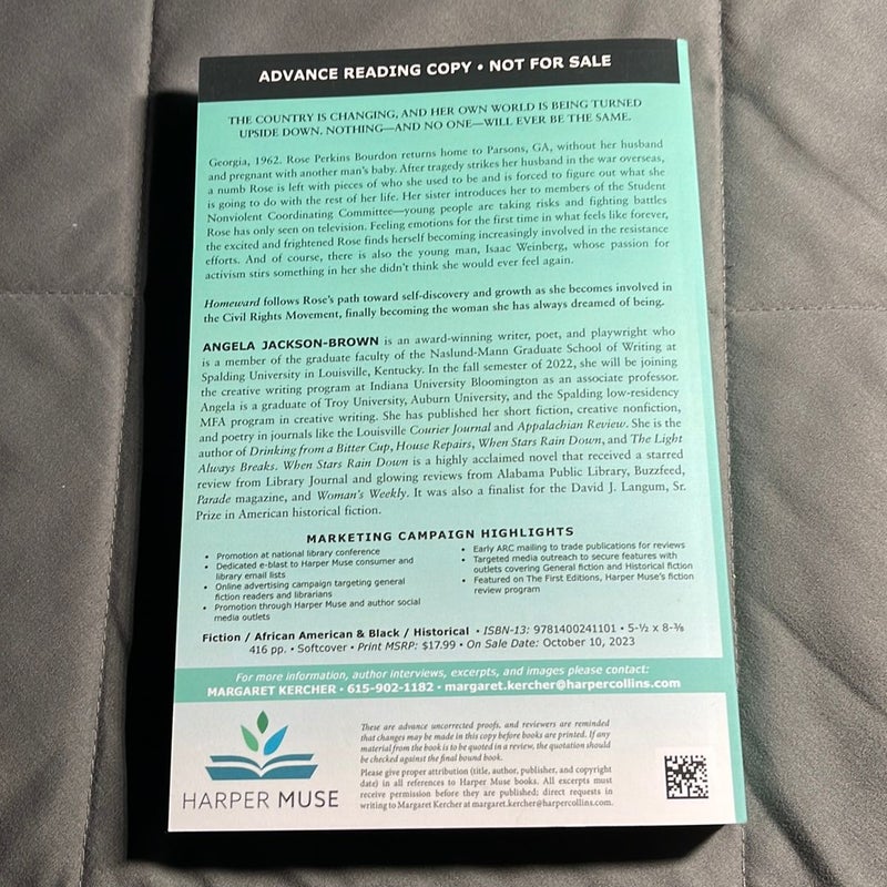 Homeward ARC by Angela Jackson-Brown, Paperback | Pangobooks