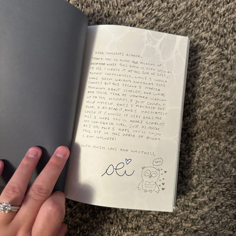 Owlcrate deep end by Ali hazelwood by Ali hazelwood , Hardcover | Pangobooks