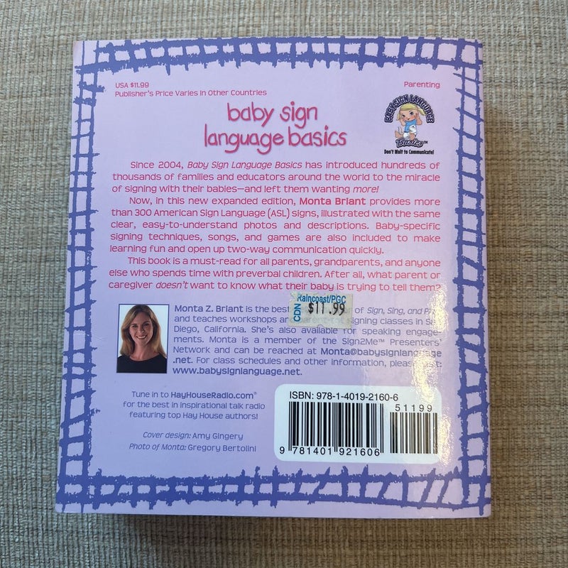 Baby Sign Language Basics by Monta Z. Briant