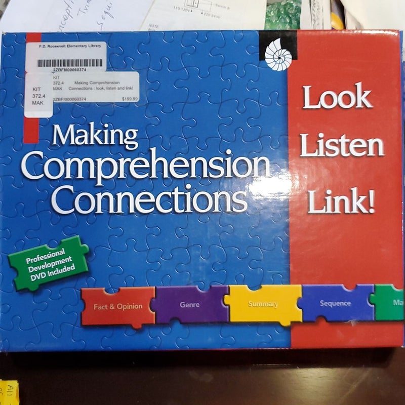 Making Comprehension Connections by Sharon Hull