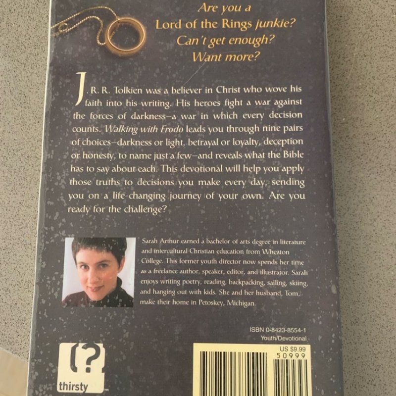 Walking with Frodo by Sarah Arthur