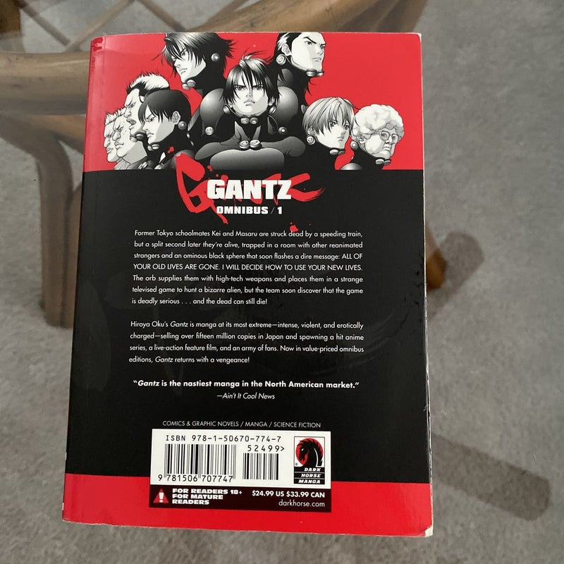 Gantz Omnibus Volume 1 by Hiroya Oku, Matthew Johnson