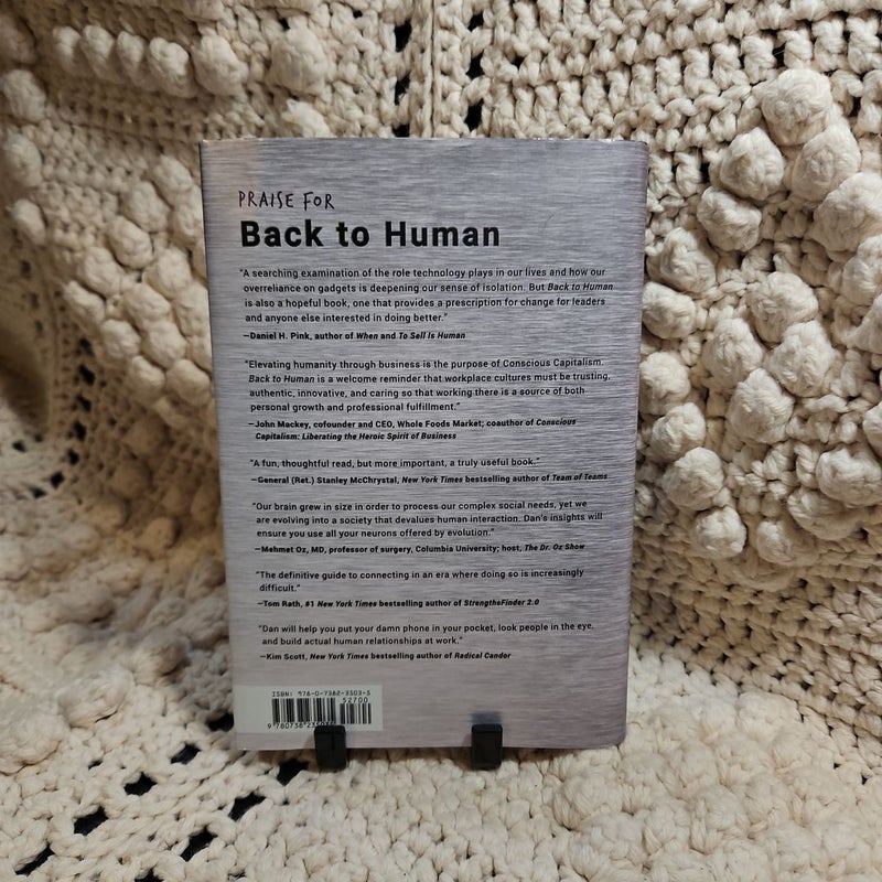 Back to Human by Dan Schawbel, Hardcover | Pangobooks