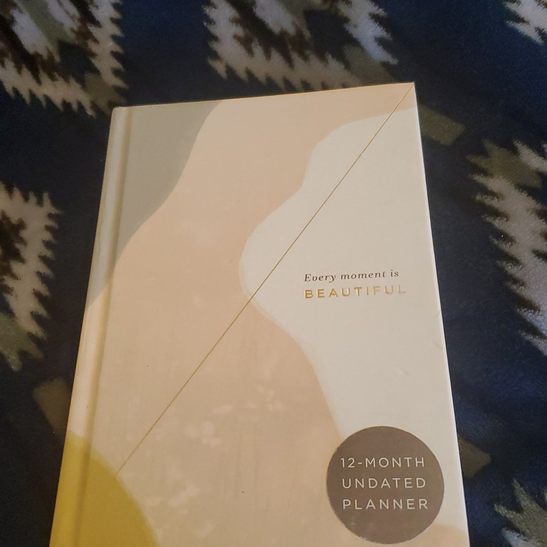 12 Month Undated Planner by Unknown , Hardcover | Pangobooks