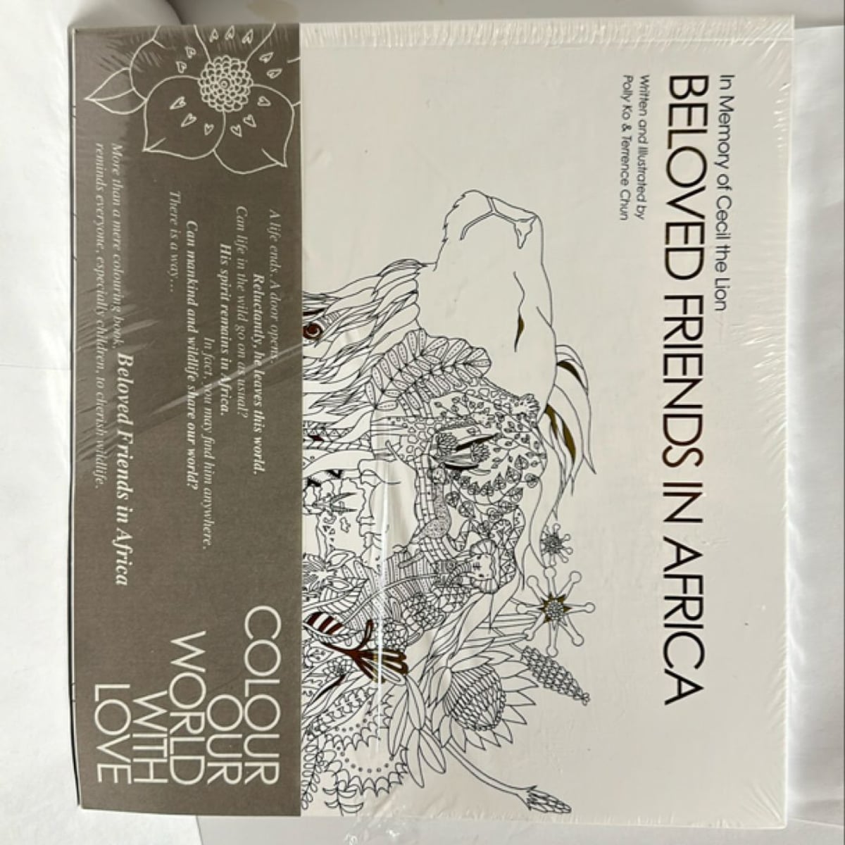 Adult coloring book and memory of Cecil the lion by , Paperback ...