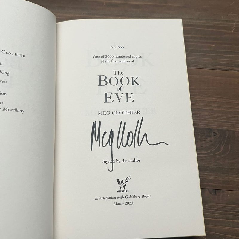 The Book of Eve by Meg Clothier