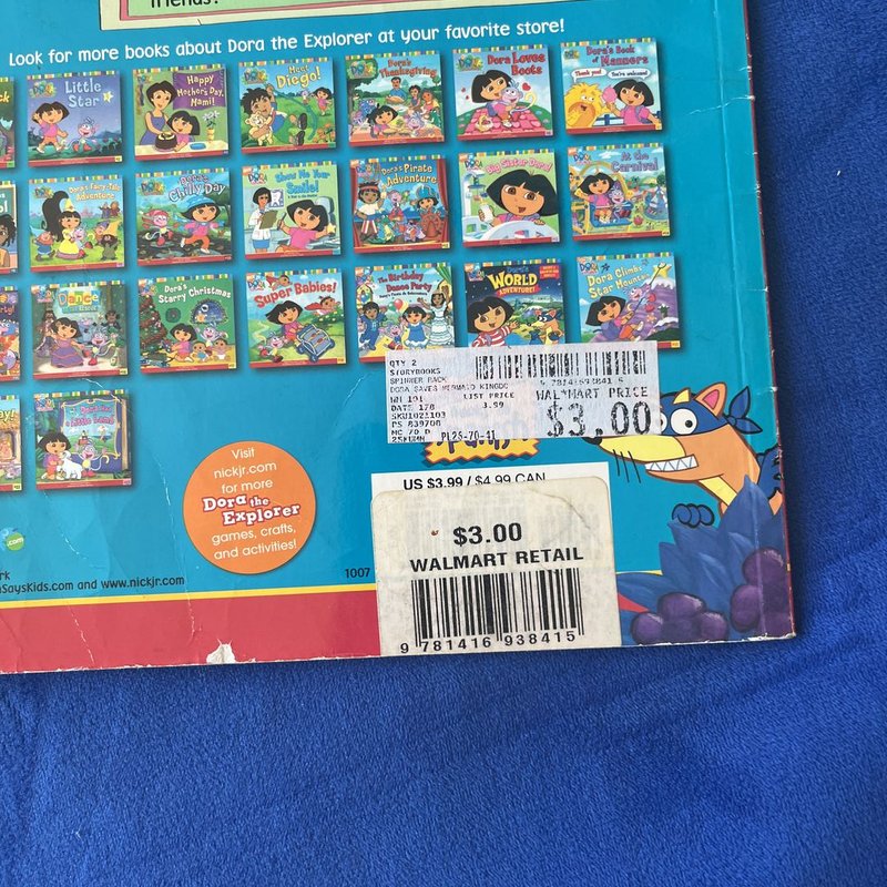 Dora Saves Mermaid Kingdom By Valerie Walsh Michael Teitelbaum 1395