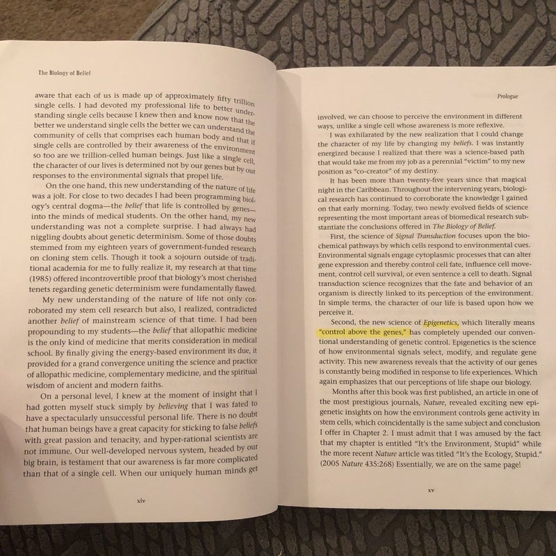 The Biology of Belief