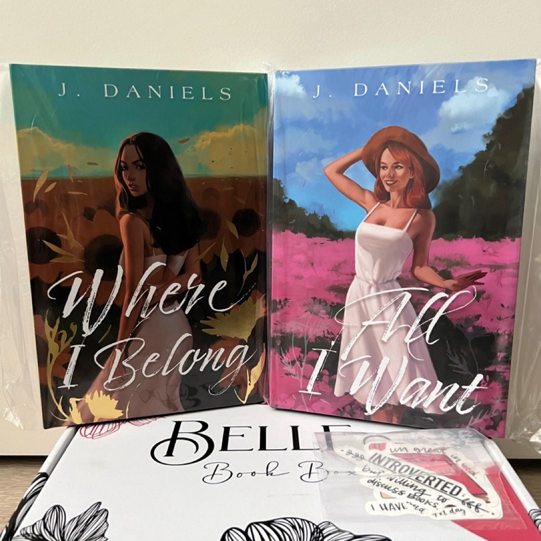 Belle book box J. Daniels (Where I belong and All I want) by J. Daniels ...