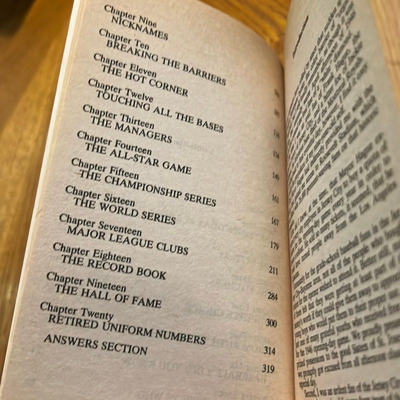 The Ultimate Baseball Quiz Book by Dom Forker