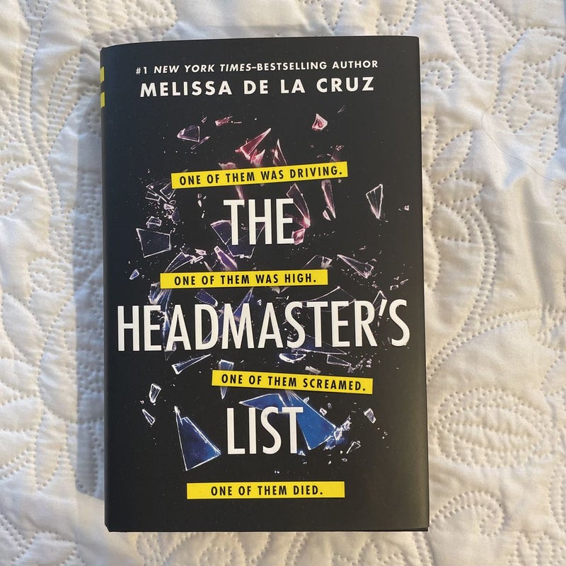 The Headmaster's List by Melissa de la Cruz