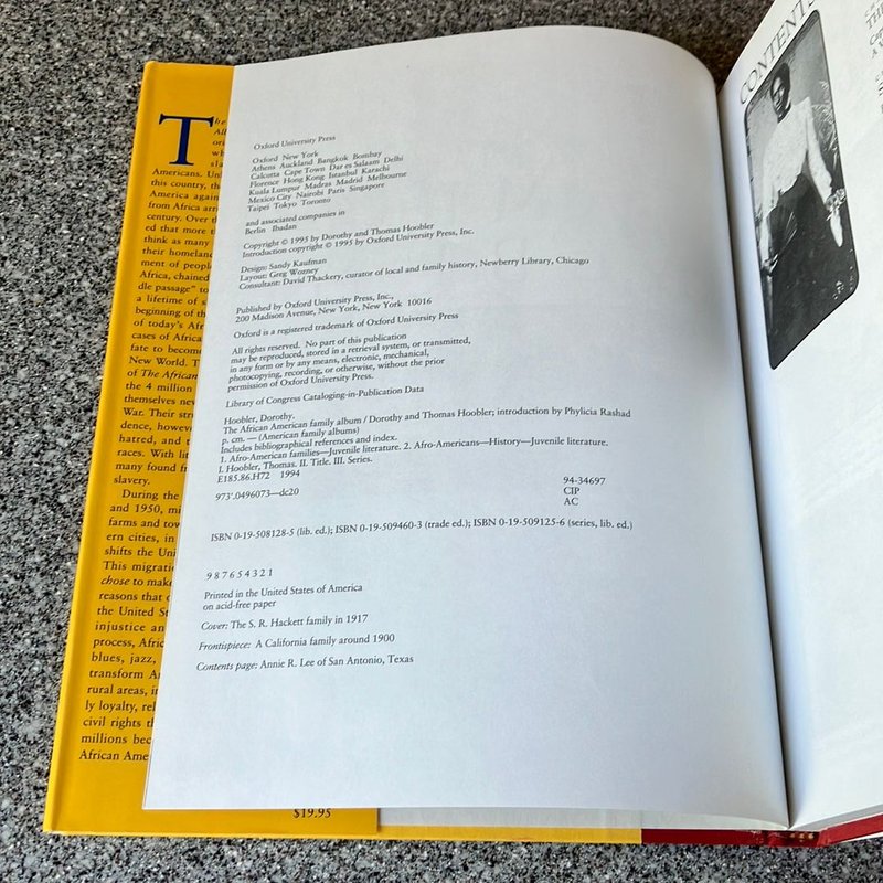 The African American Family Album by Dorothy Hoobler, Thomas Hoobler ...