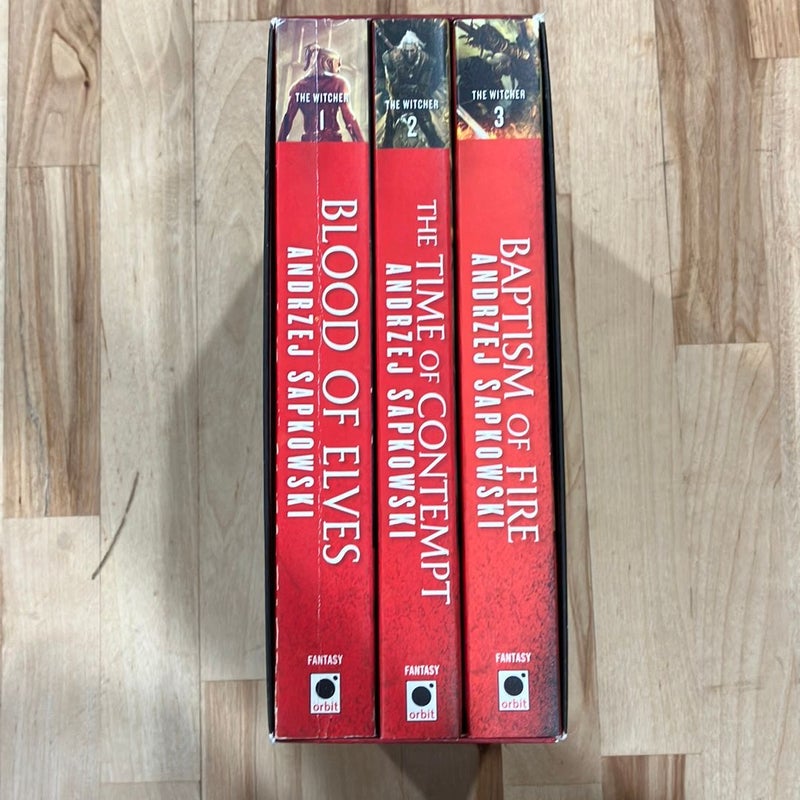 The Witcher Boxed Set: Blood of Elves, the Time of Contempt, Baptism of ...