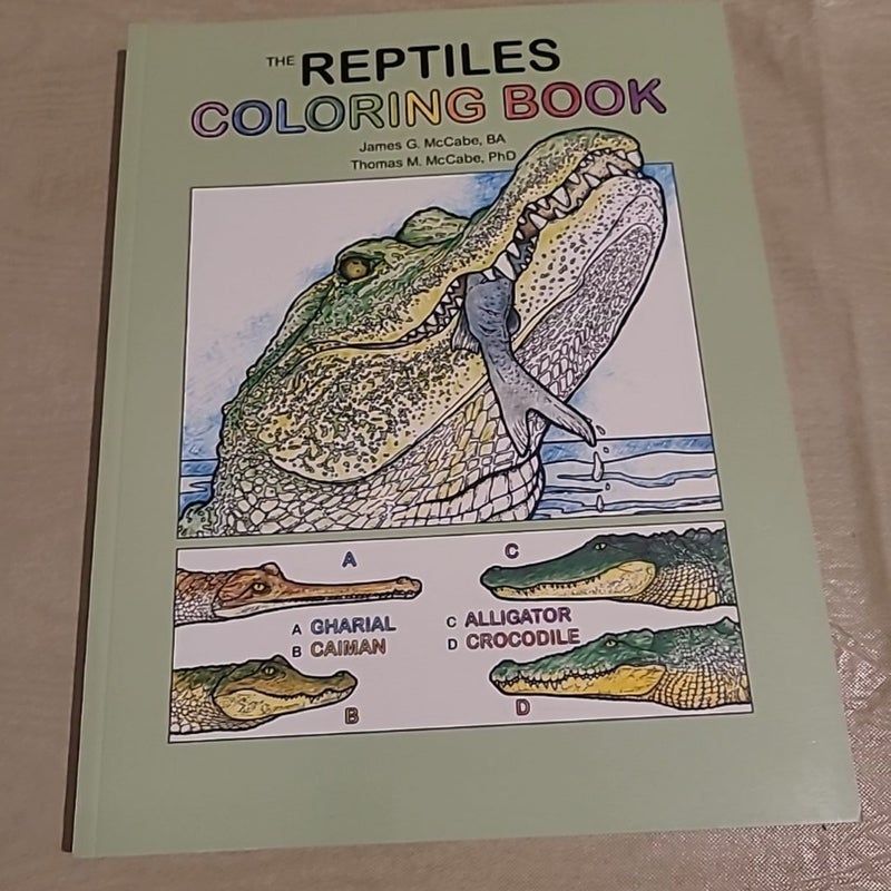 The Reptiles Coloring Book by Coloring Coloring Concepts Inc.