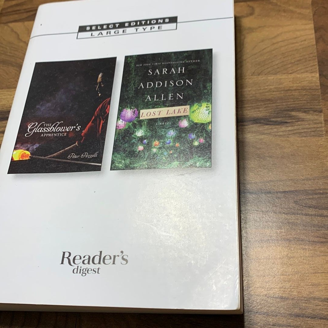 Lot of Four- Large Print, Select Editions, Readers Digest, 2 Novels Per ...