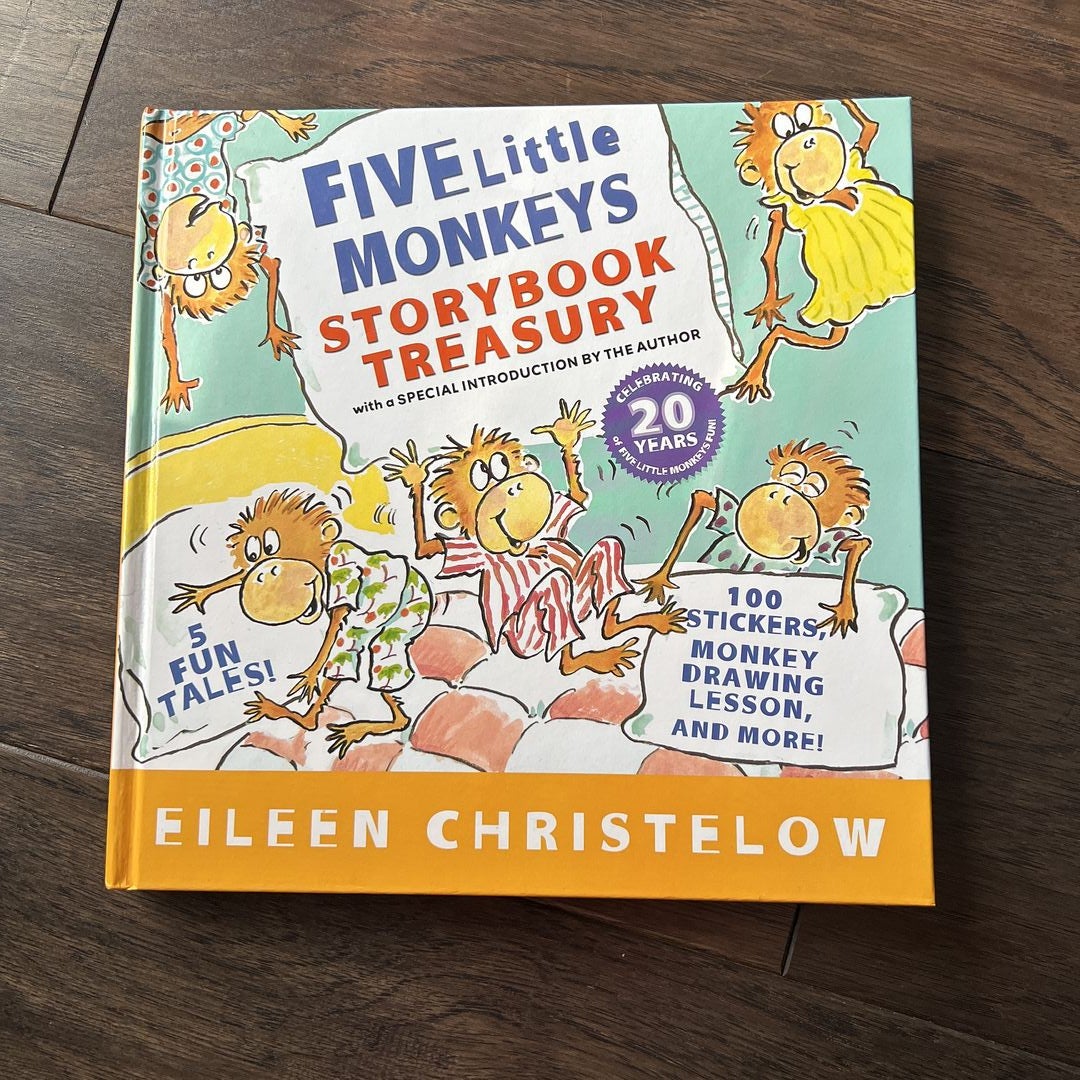 Five Little Monkeys Storybook Treasury by Eileen Christelow, Hardcover ...