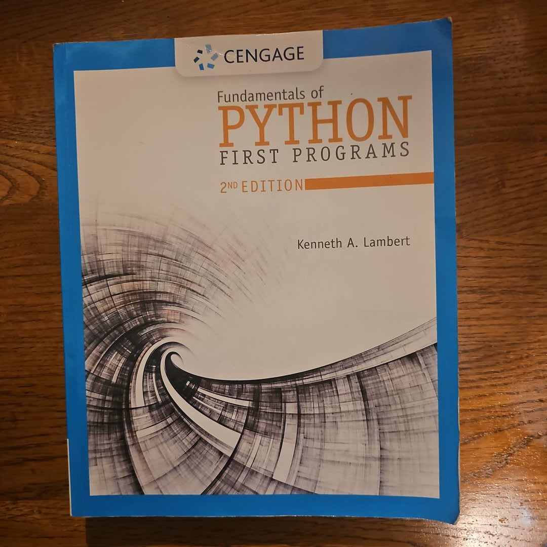 Fundamentals of Python by Kenneth A. Lambert
