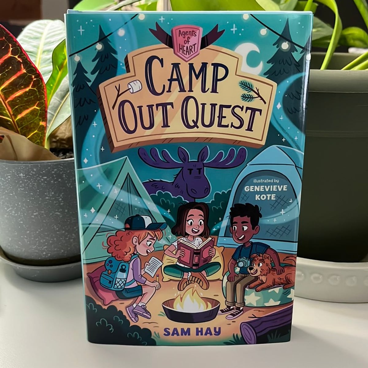 Camp Out Quest: Agents of H. E. A. R. T. by Sam Hay, Hardcover | Pangobooks