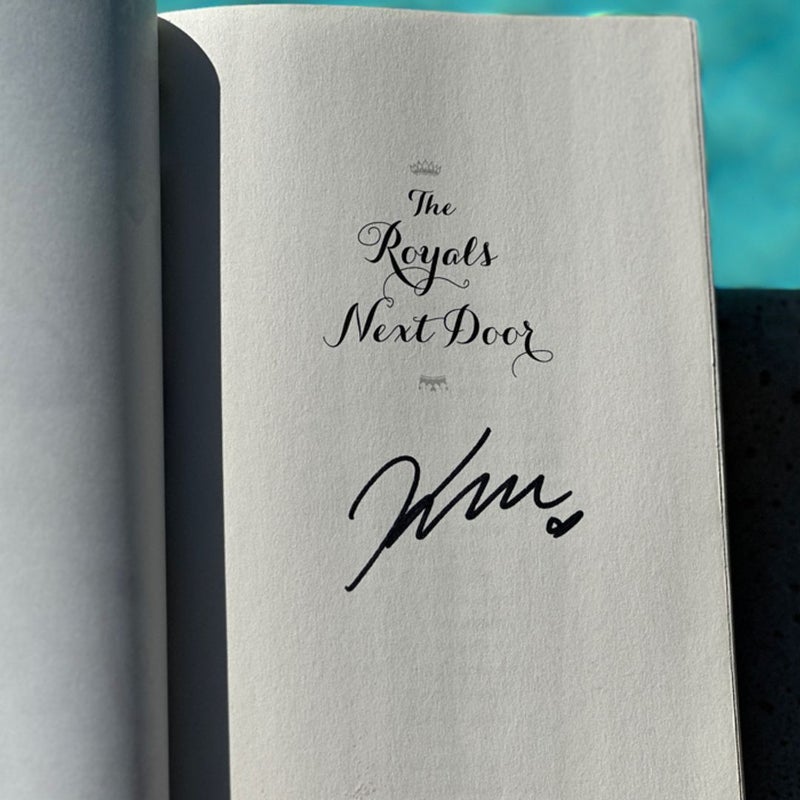 SIGNED by hand The Royals Next Door by Karina Halle , Paperback ...