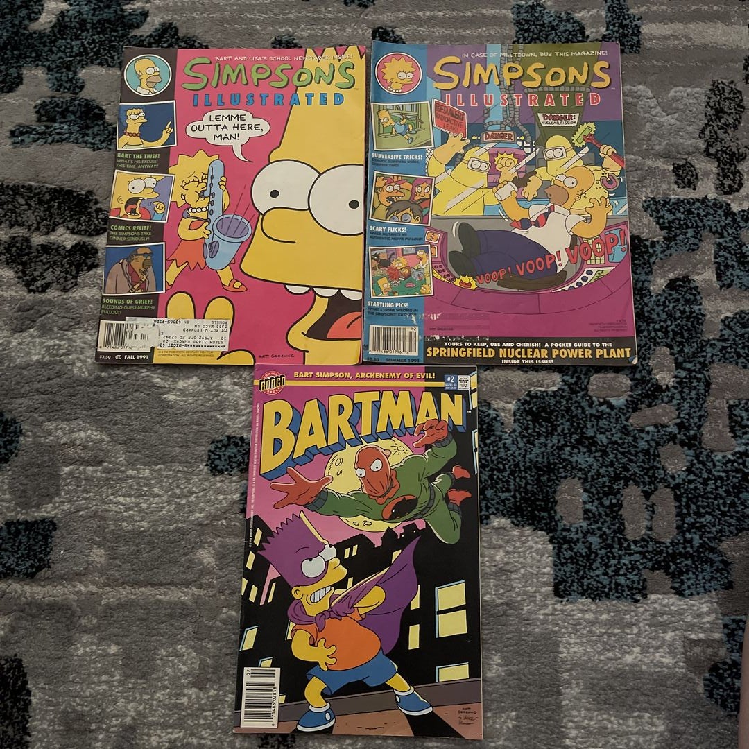 The Simpsons magazine and comic bundle