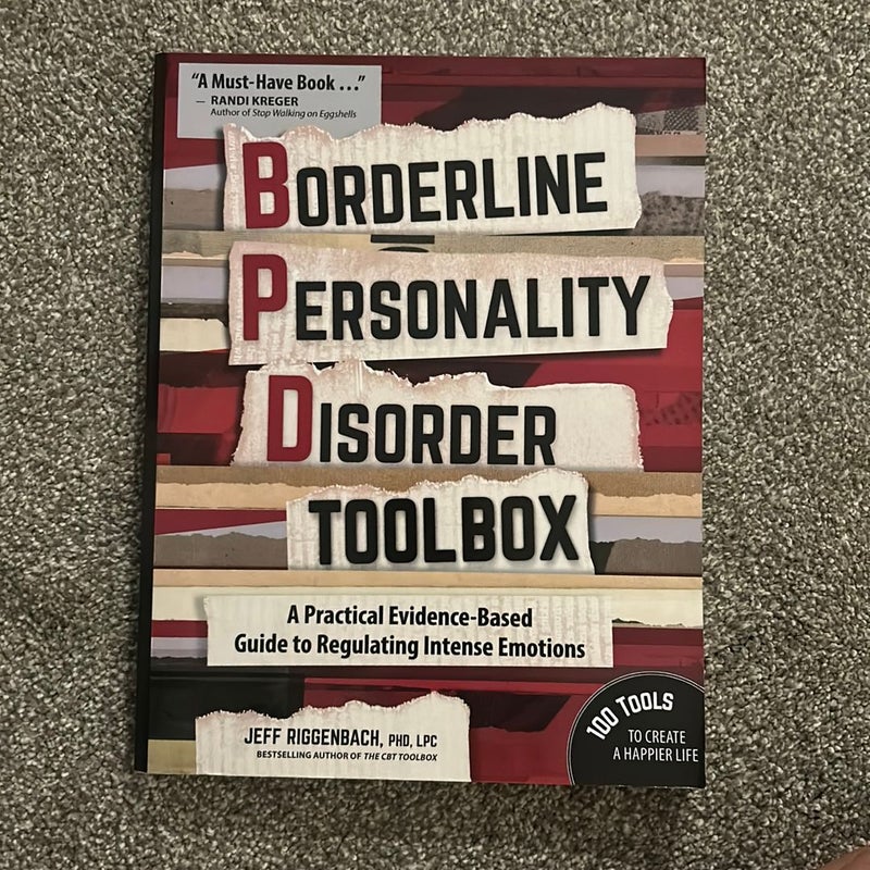Borderline Personality Disorder Toolbox by Jeff Riggenbach, Paperback ...