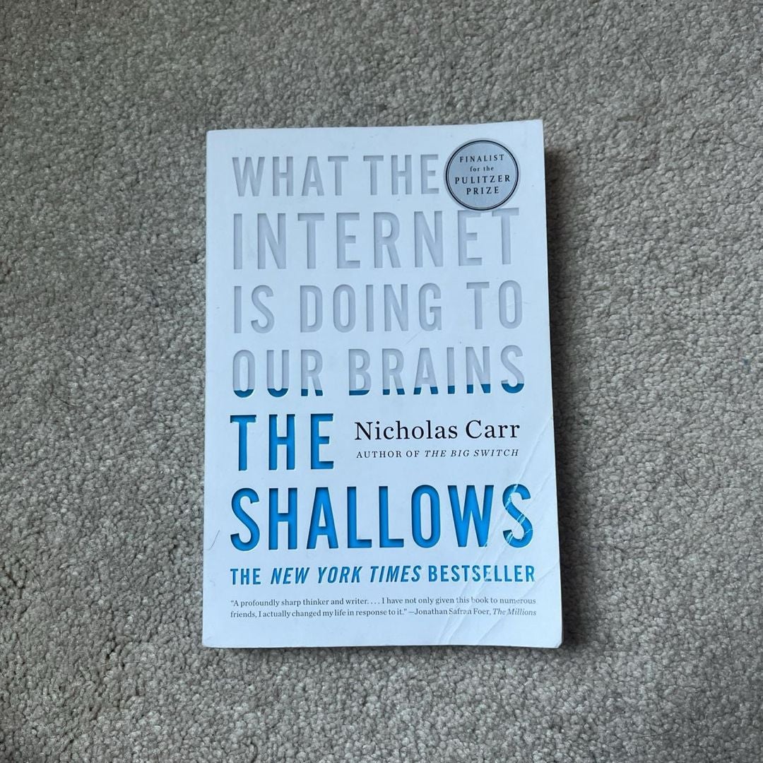 The Shallows by Nicholas Carr, Paperback | Pangobooks