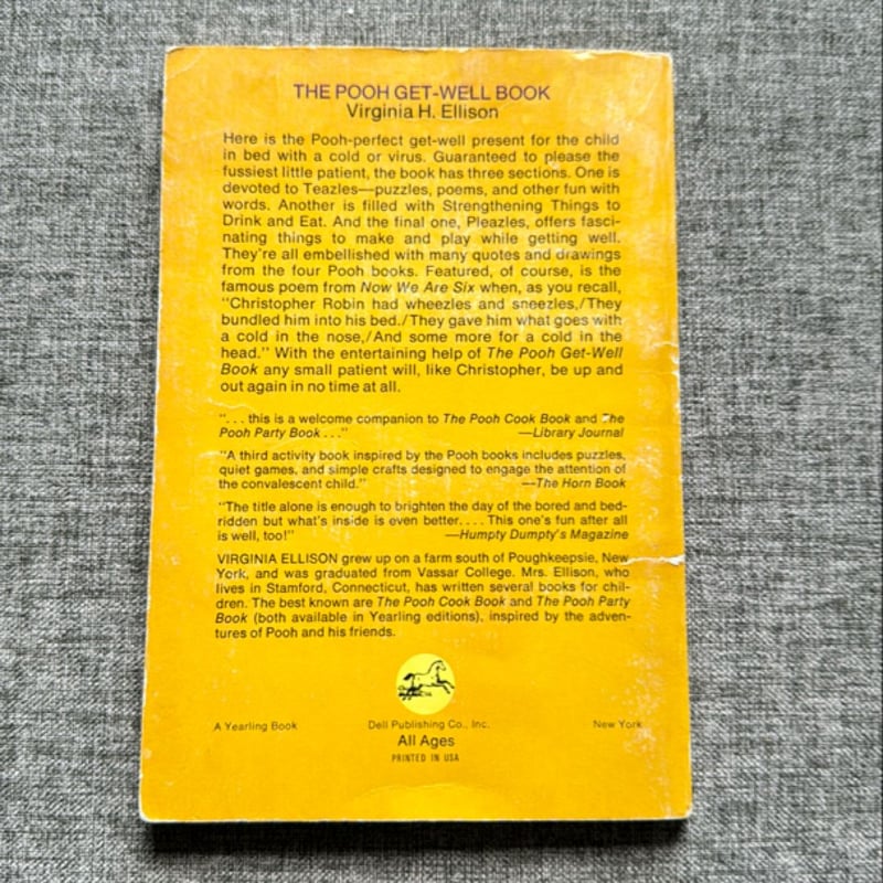 The Pooh Get Well Book by Virginia H. Ellison, Paperback | Pangobooks