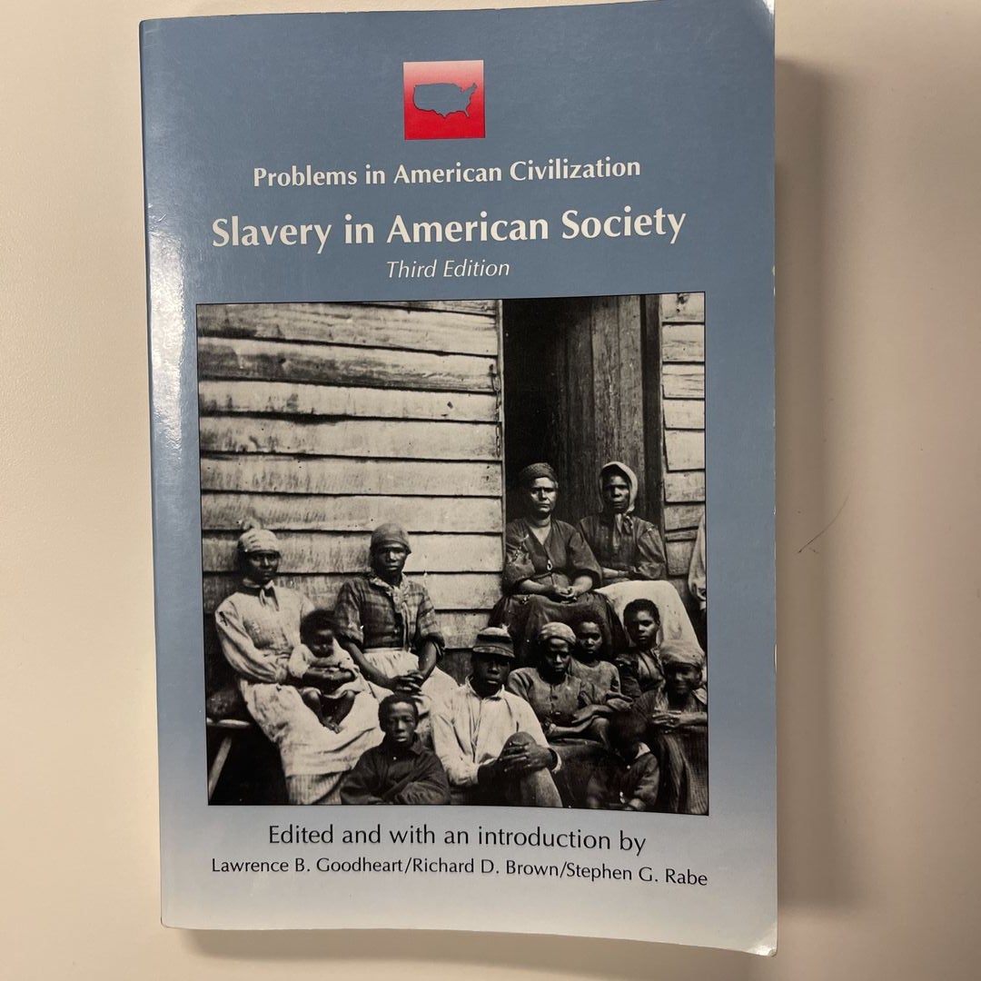 Slavery in American Society by Lawrence B. Goodheart, Paperback ...