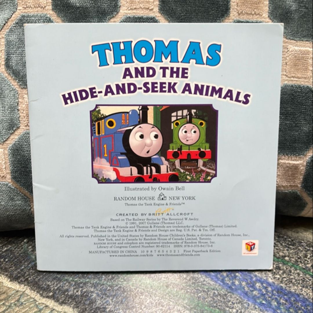 Thomas and the Hide and Seek Animals by Britt Allcroft, Paperback ...