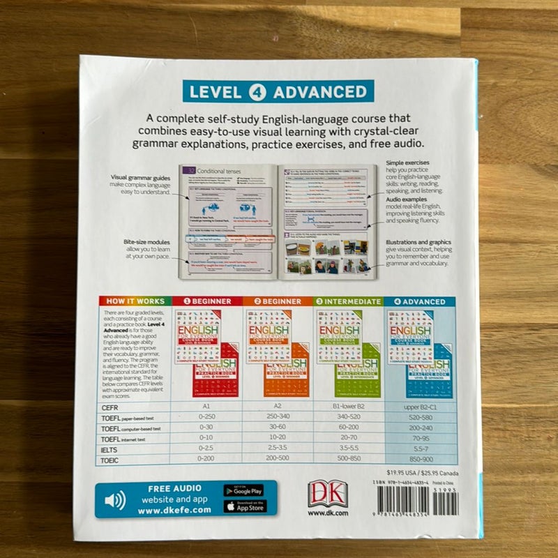English for Everyone: Level 4: Advanced, Course Book by DK, Paperback ...
