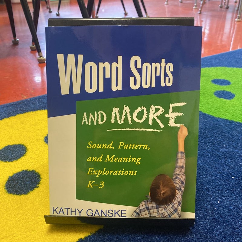 Word Sorts and More by Kathy Ganske, Paperback | Pango Books