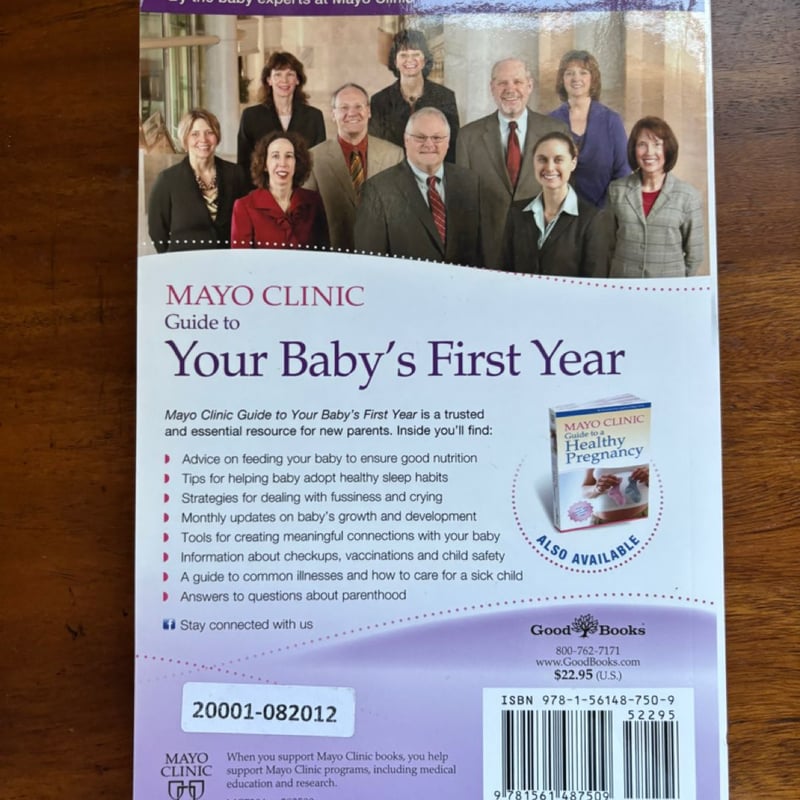 Mayo Clinic Guide to Your Baby's First Year by Mayo Clinic Center for ...